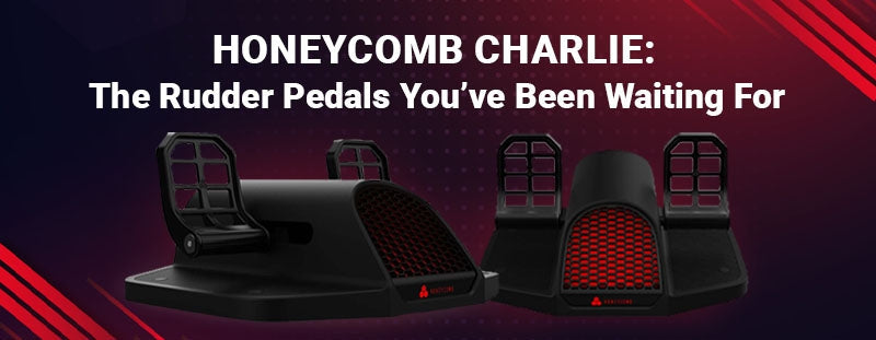 Honeycomb Charlie Rudder Pedals: Affordable Flight Sim Gear – PilotMall.com