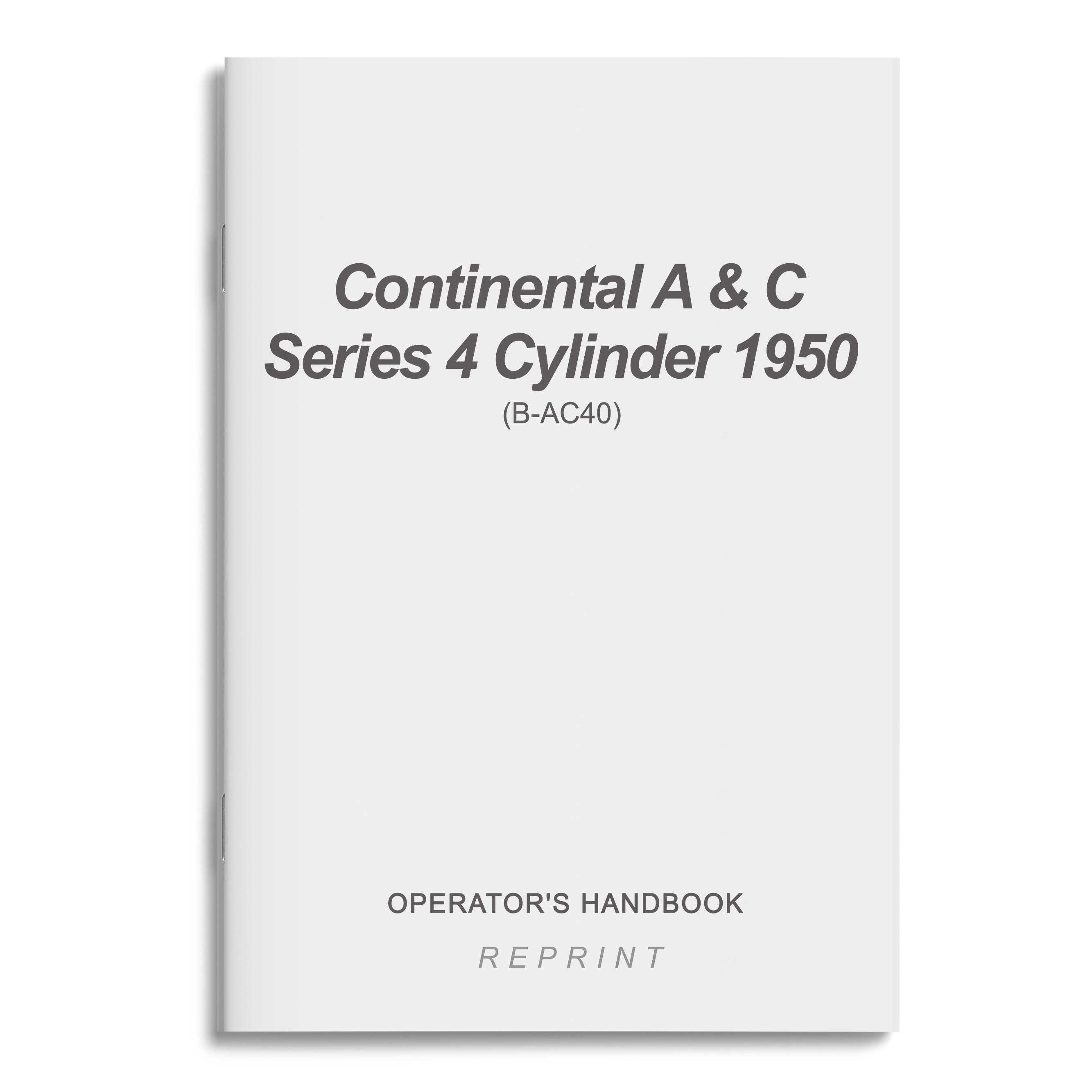 Continental A65 Manual | Premium Vintage Engine Guide Essco – PilotMall.com