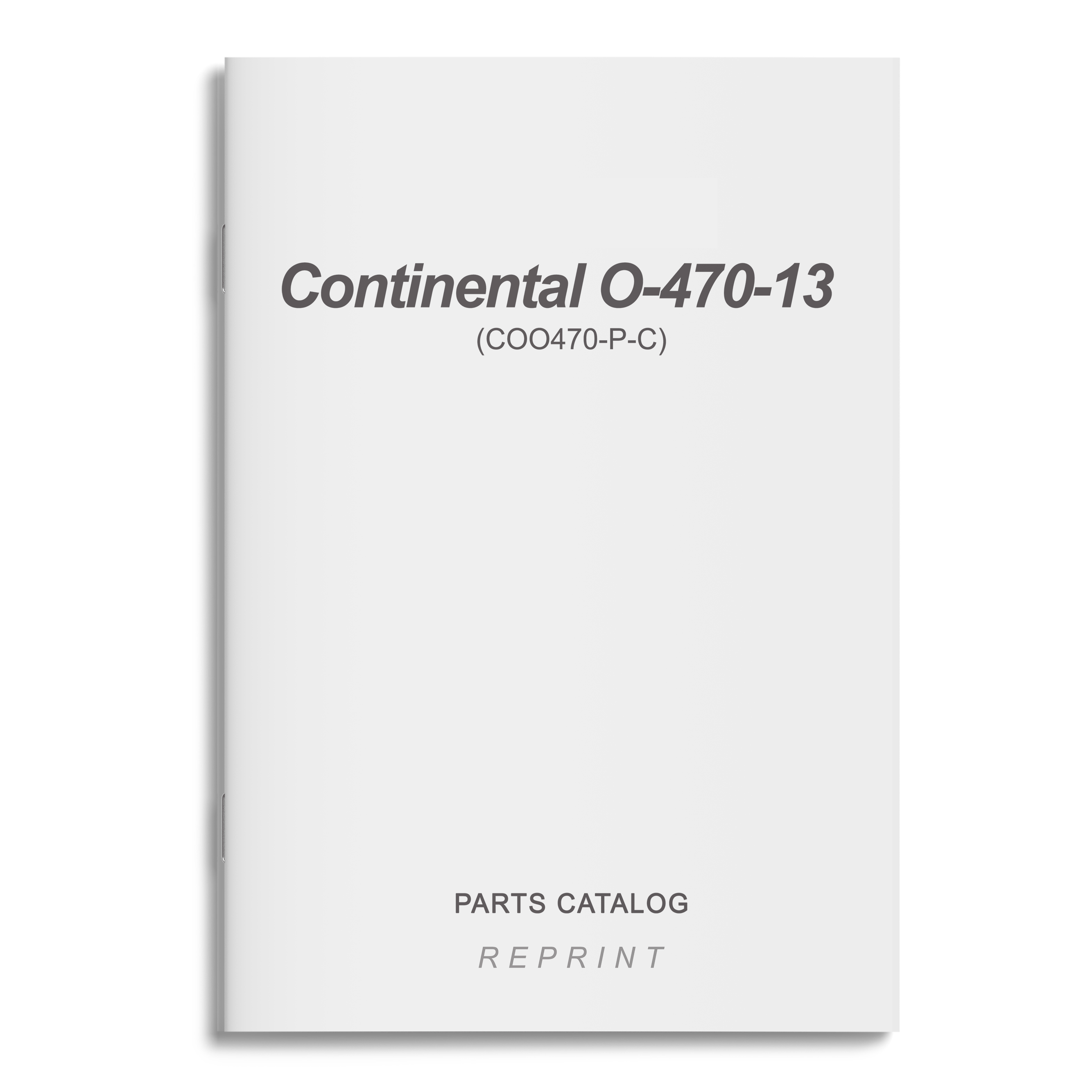 Continental O-470-13 Parts Catalog | Clear Engine Diagrams – PilotMall.com