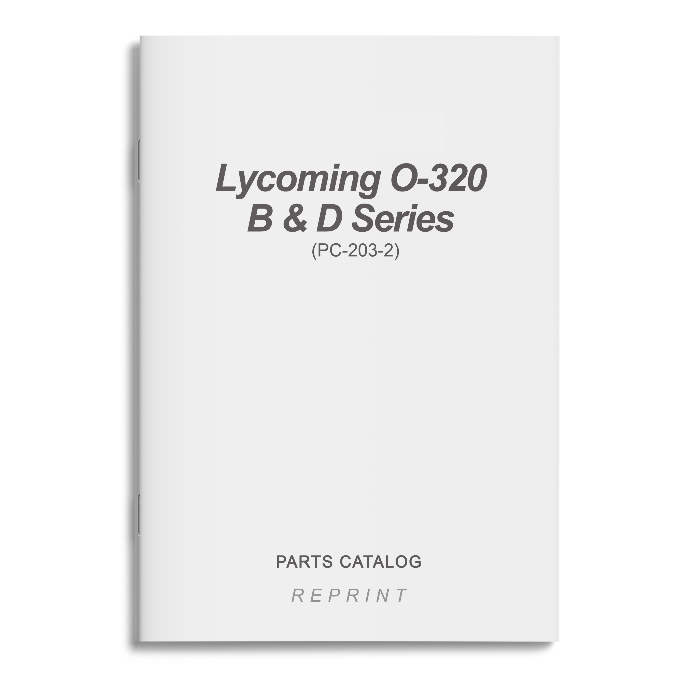 Lycoming O-320 B & D Parts Catalog PC-203-2 | Essco High-Res