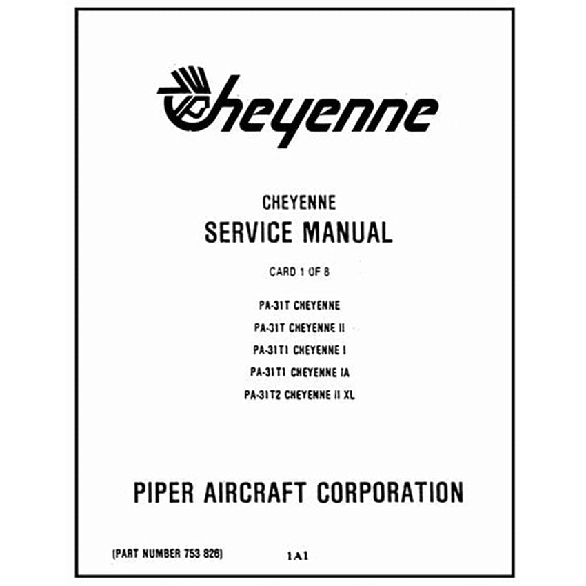 Piper PA31T Cheyenne Maintenance Manual | Essco Dual-Volume