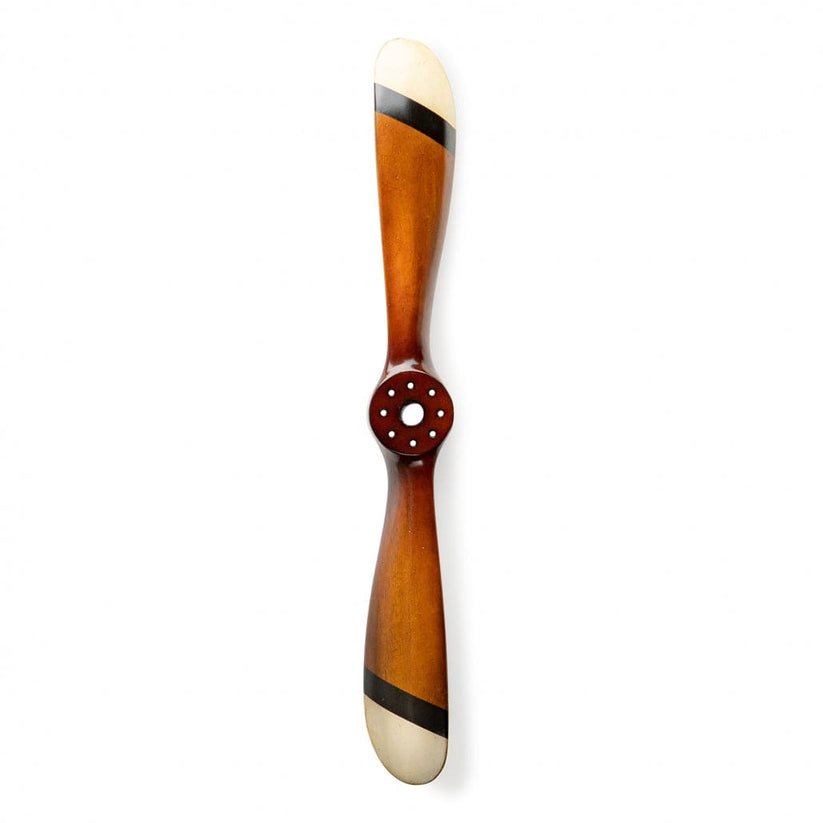 Wooden Airplane Propeller Décor | Authentic Models 28"