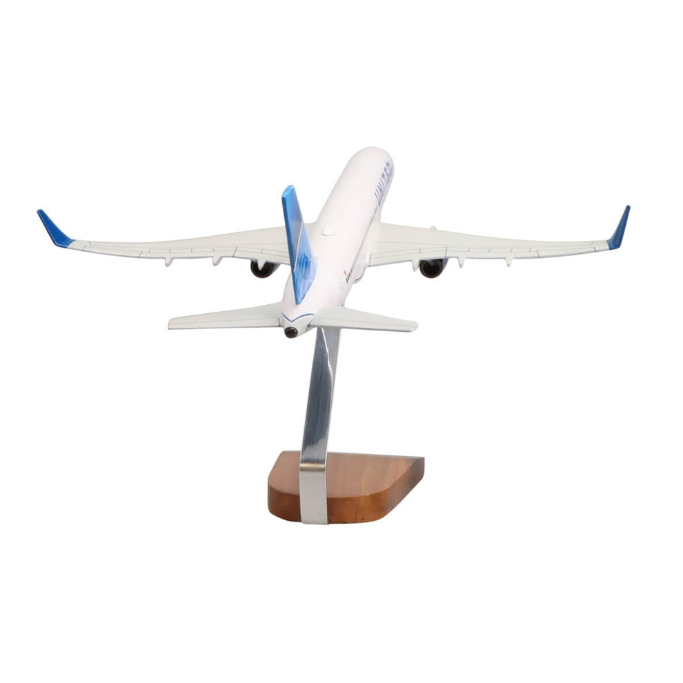 Boeing 757-200 United Mahogany Model - Handcrafted Gift