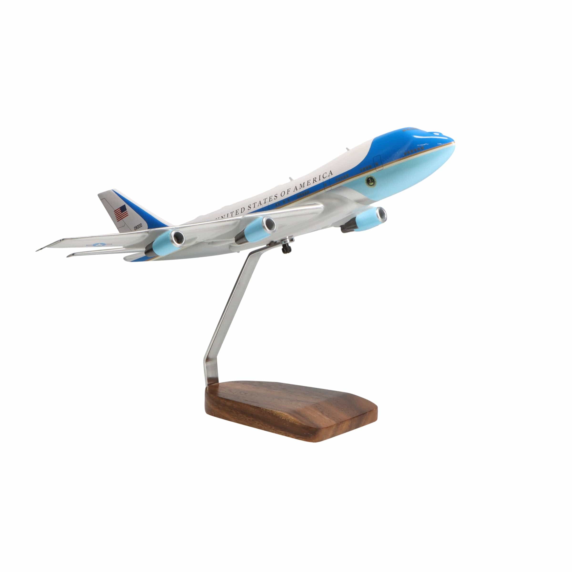 Air Force One Model Aircraft Mahogany Collector's Edition