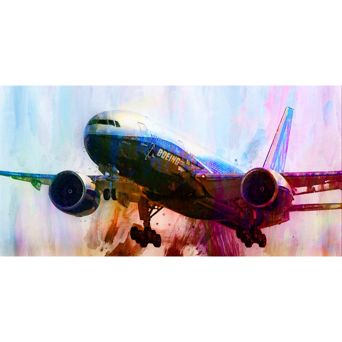 Boeing 777 Art Print – Signed Frank Martin Aviation Wall Art