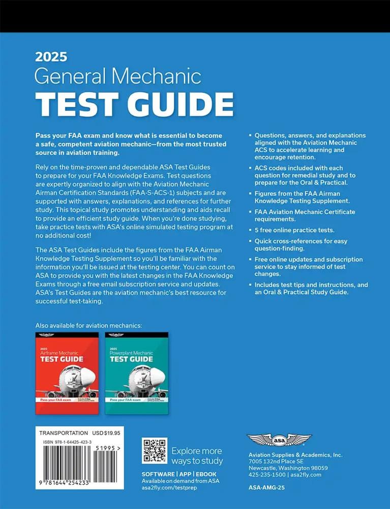 ASA 2025 AMT General Test Guide Book