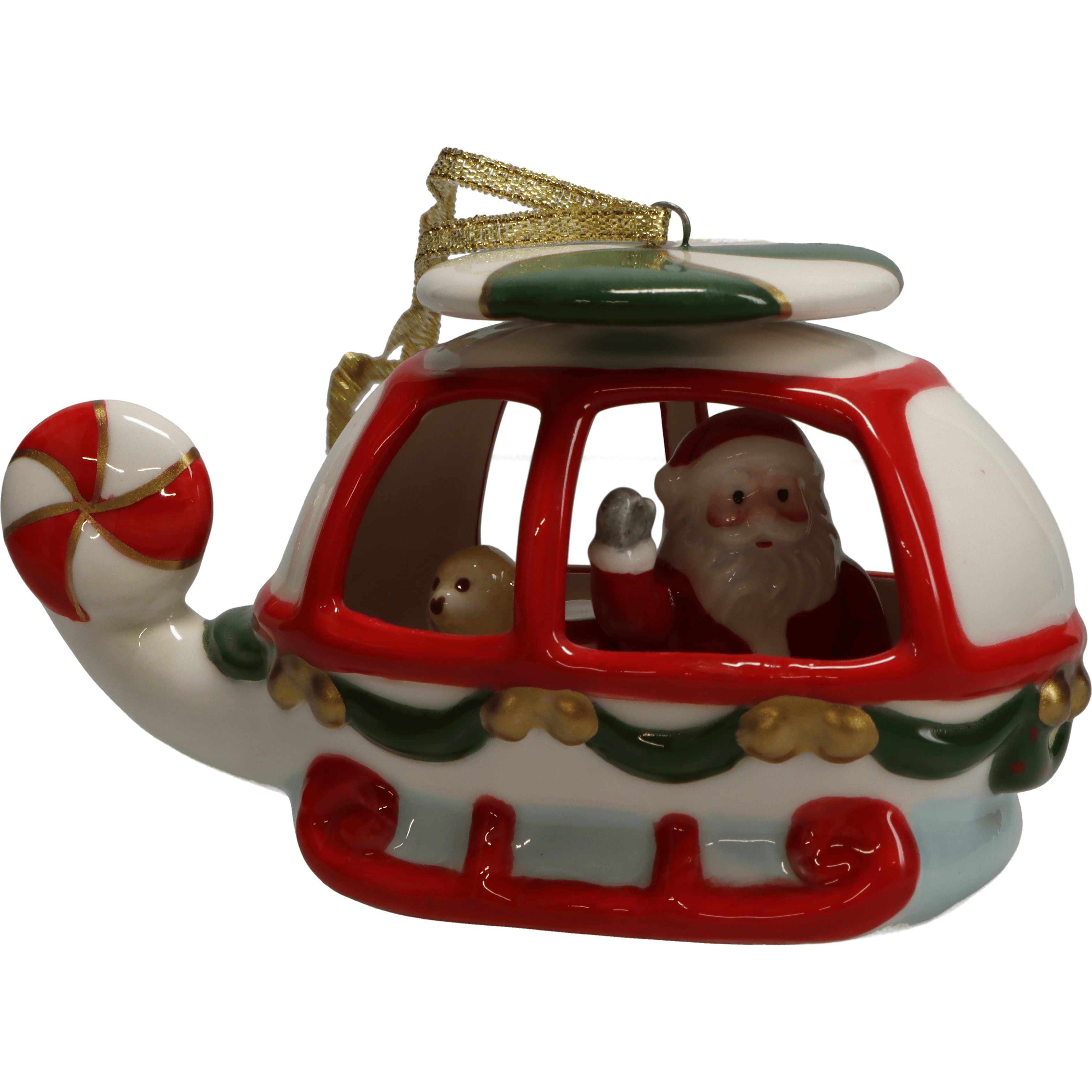 Santa Chopper Ornament by Cosmos | Pilot Mall