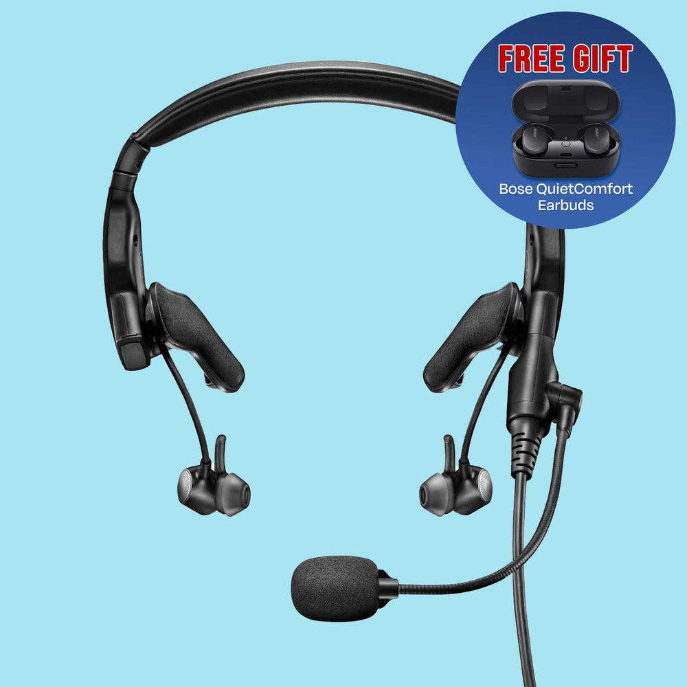 Bose A30 Aviation Headset | Dual Bluetooth | All-Day Comfort