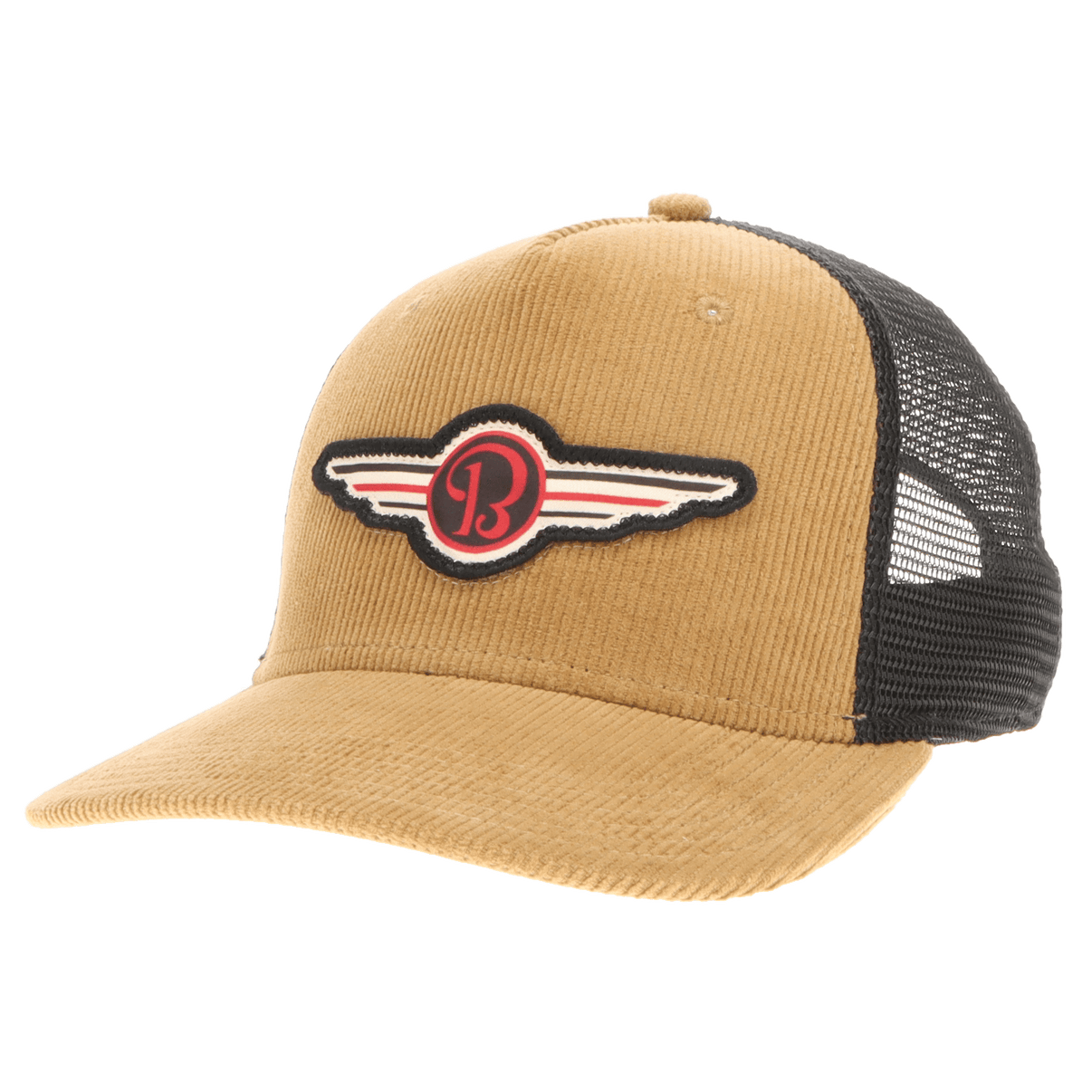 Beechcraft Wings Cap | Vintage Corduroy Aviation Trucker Hat