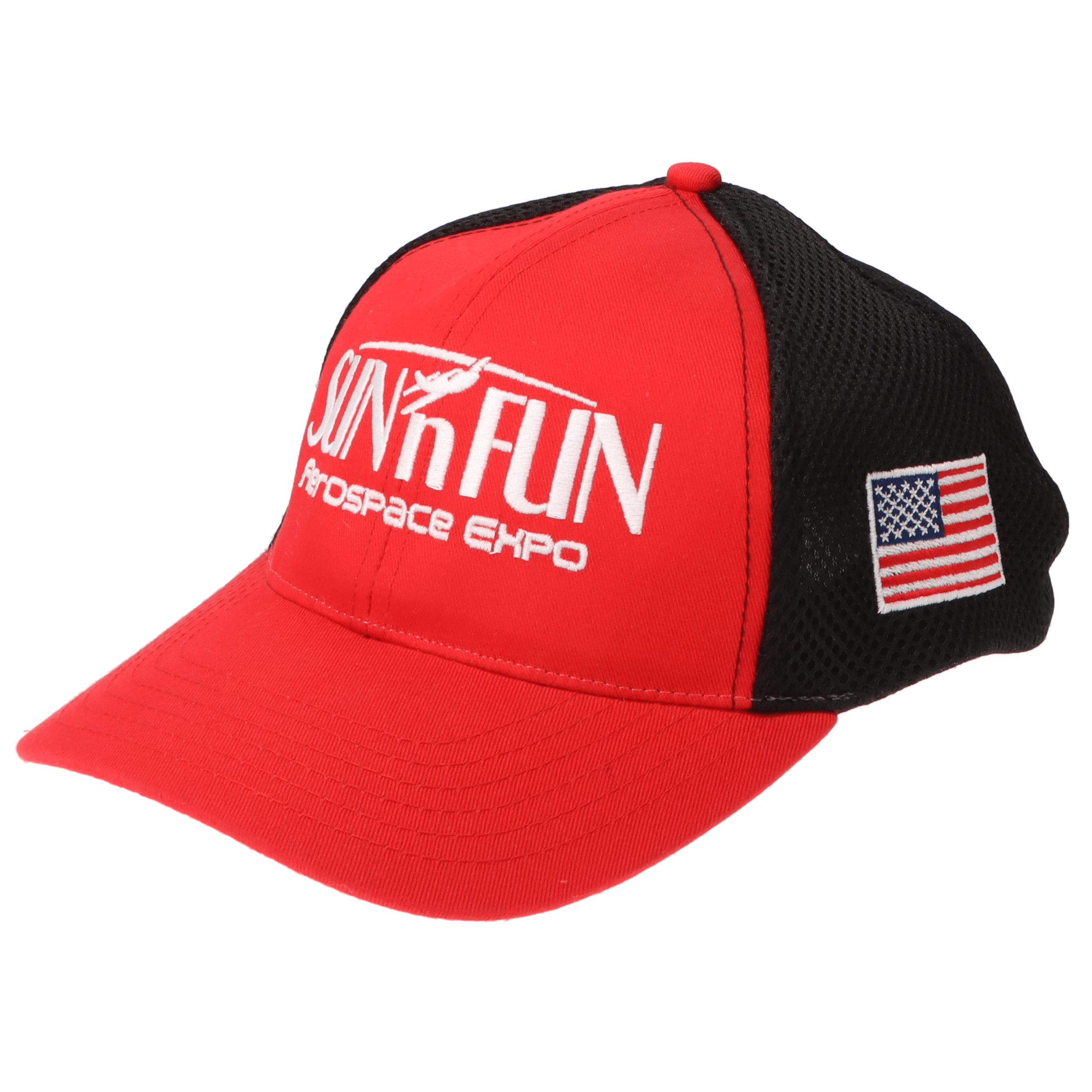 SUN 'n FUN Aviation Structured Cap – American Flag OSFM