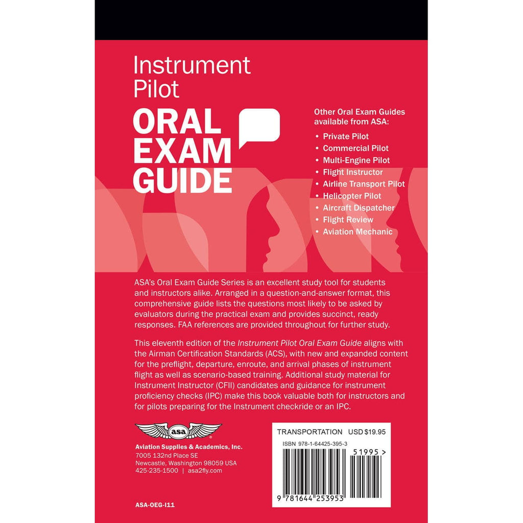 ASA Instrument Pilot Oral Exam Guide, Eleventh Edition (Softcover)