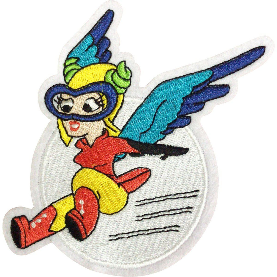 Women Airforce Pilots Patch – Iron-On Fifinella | Aeroplane