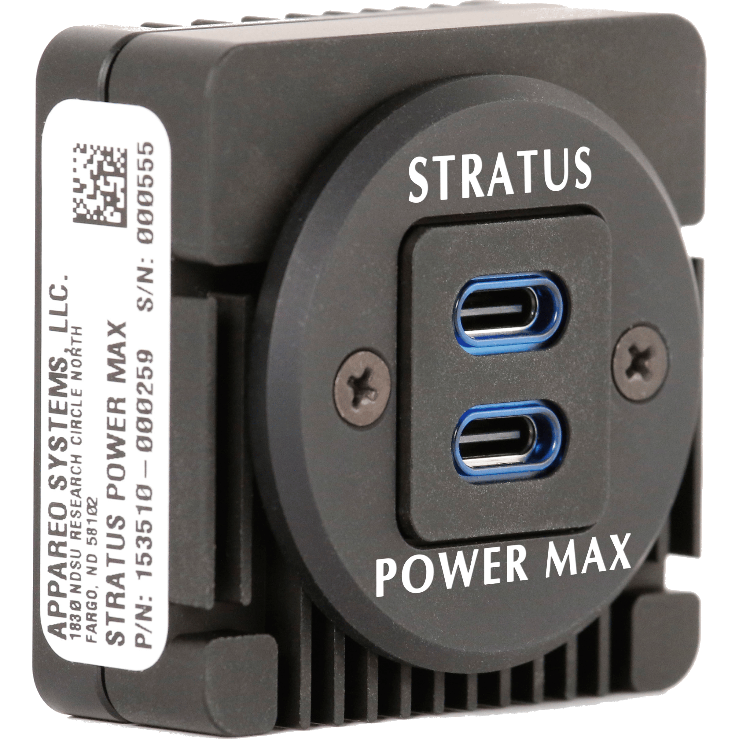 Stratus Power Max Dual USB-C Aircraft Charger | 60W TSO-Certified USB Power
