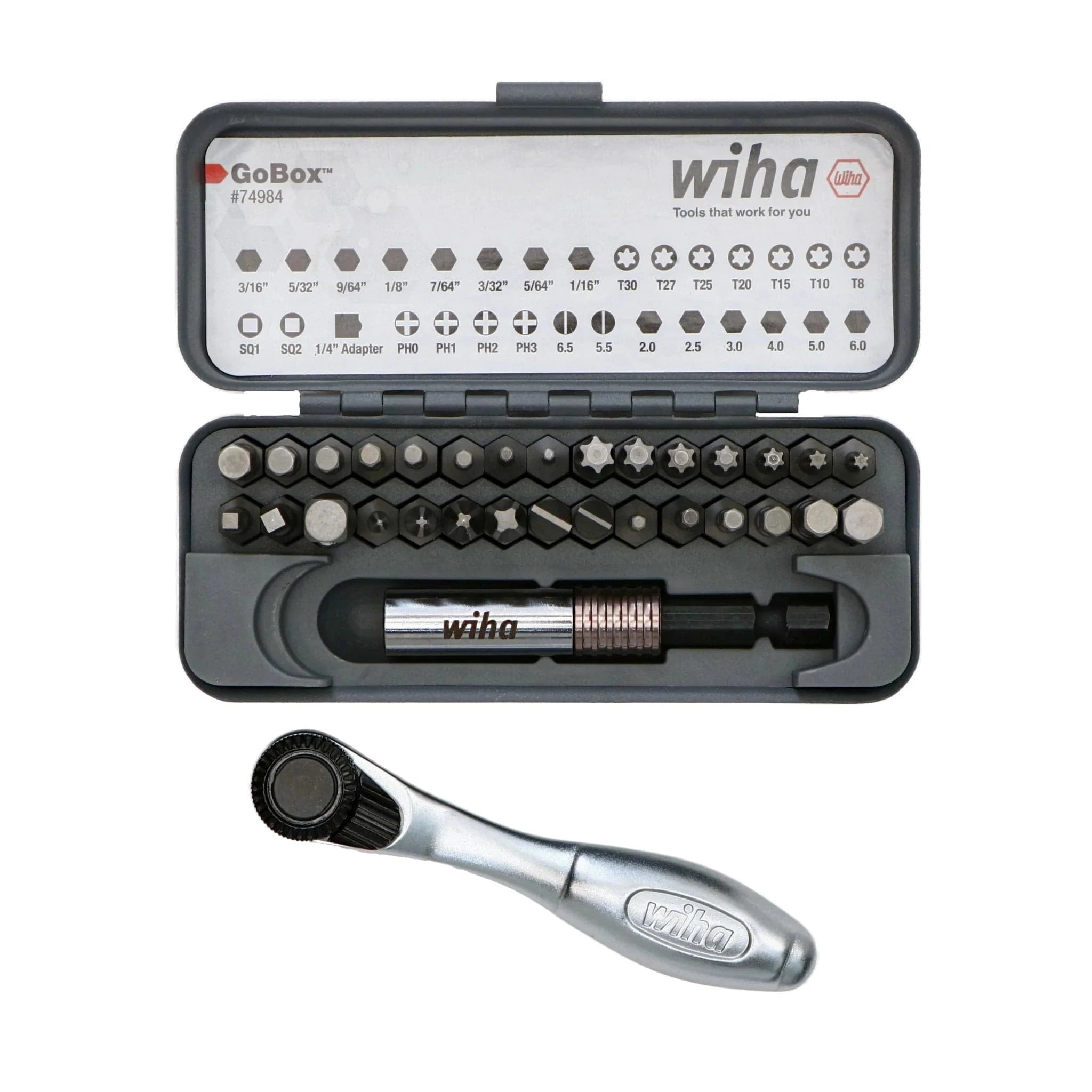 Aviation Maintenance Tool Set – Wiha GoBox Mini Ratchet – PilotMall.com