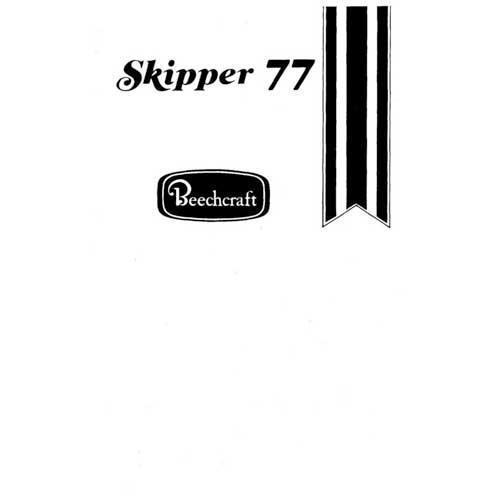 Beech 77 Skipper Pilot's Information Manual | Essco Aircraft ...