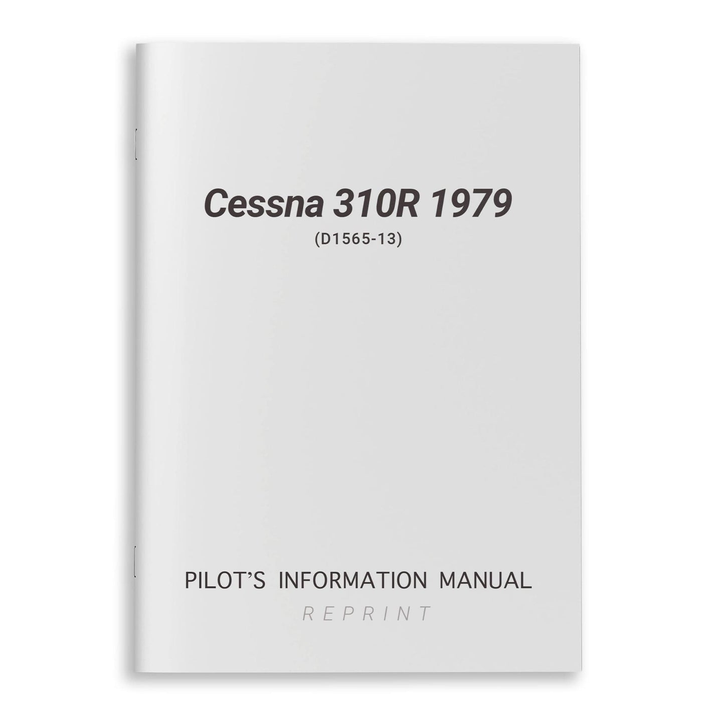 Cessna 310R Manual – Authentic 1979 POH & Performance Data