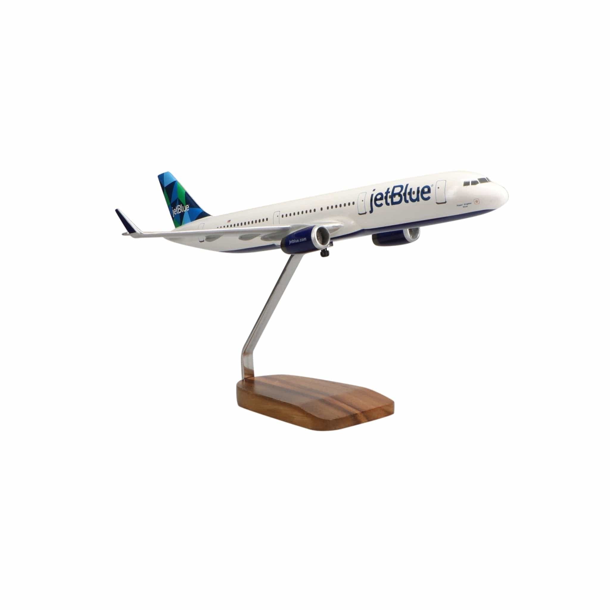 JetBlue Airbus A321 Mahogany Model | Handcrafted Collectible