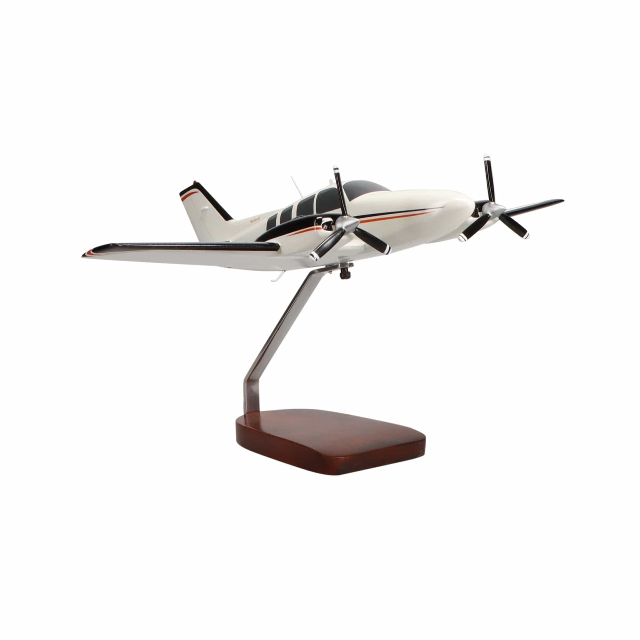 Beechcraft Baron G58 Mahogany Model | Handcrafted Gift – PilotMall.com