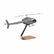 Bell 505 Jet Ranger Model – Handcrafted Mahogany Collectible