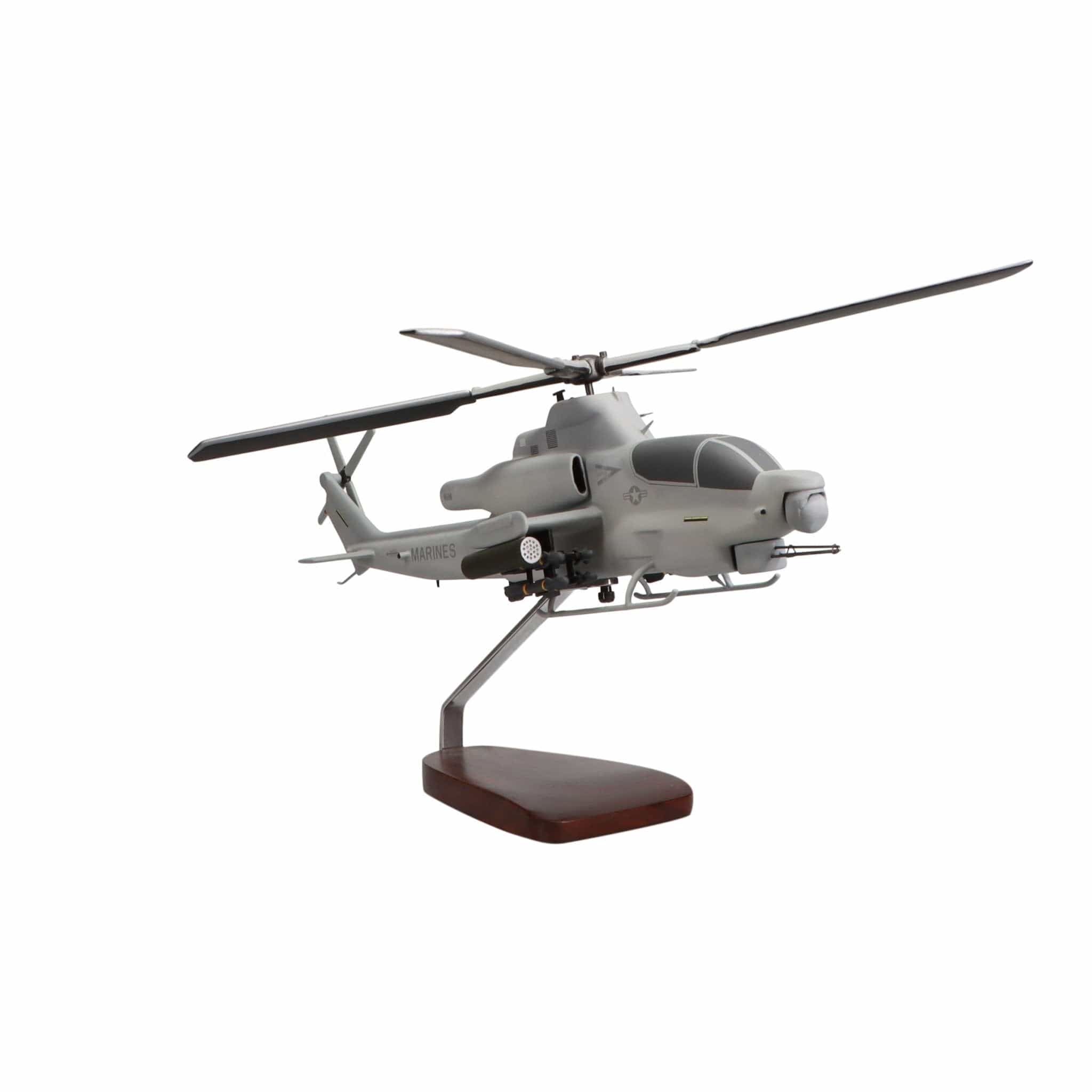 Bell AH-1Z Viper Model – Handcrafted Mahogany Scale Replica – PilotMall.com