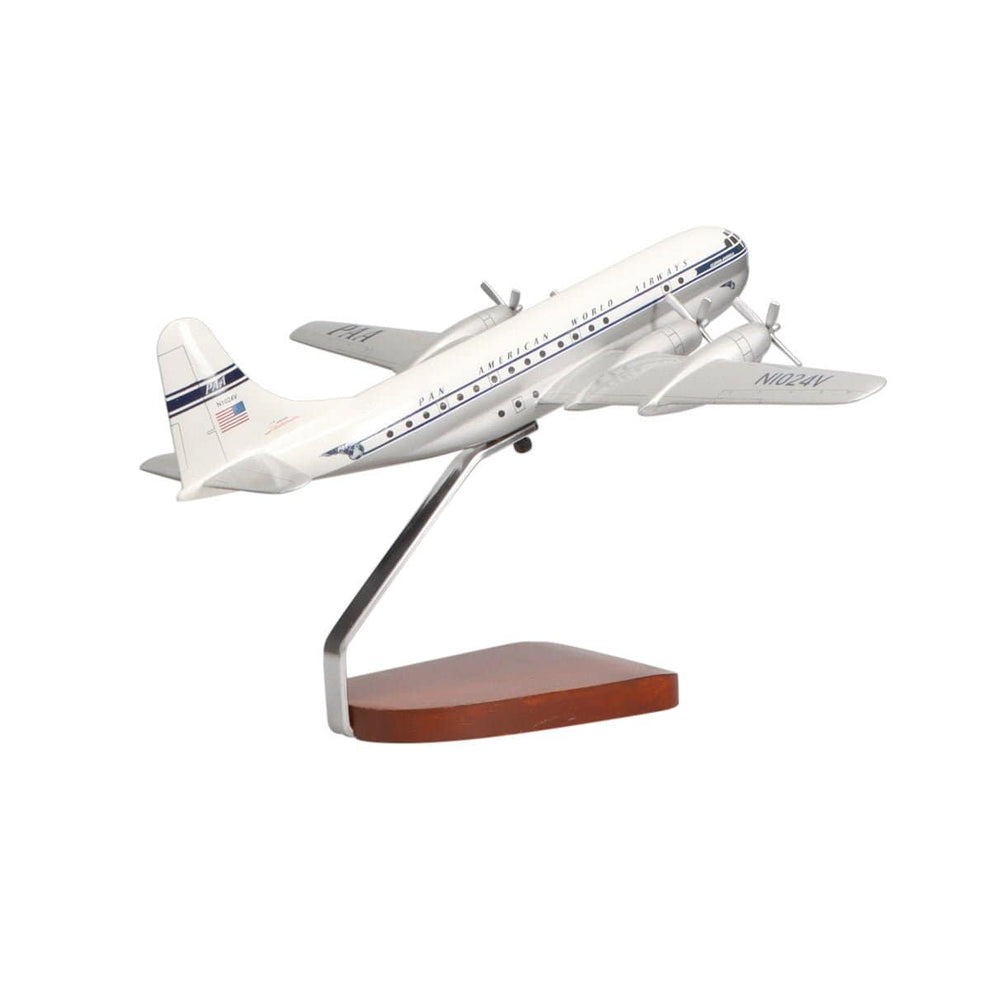 Boeing 377 Stratocruiser Model - Handcrafted Mahogany Pan Am