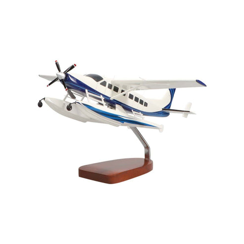 High Flying Cessna Caravan Model | Mahogany Floatplane