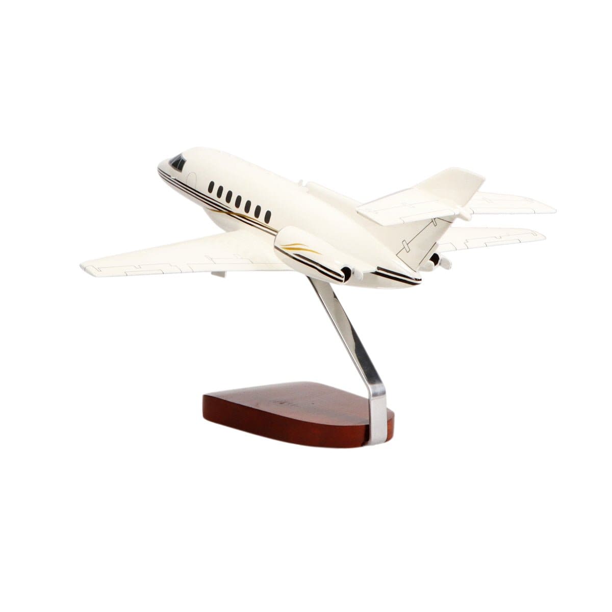 Hawker 1000 Model Aircraft | Handcrafted Mahogany Plane