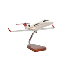 Learjet 40 Model Aircraft | Premium Mahogany Collectible