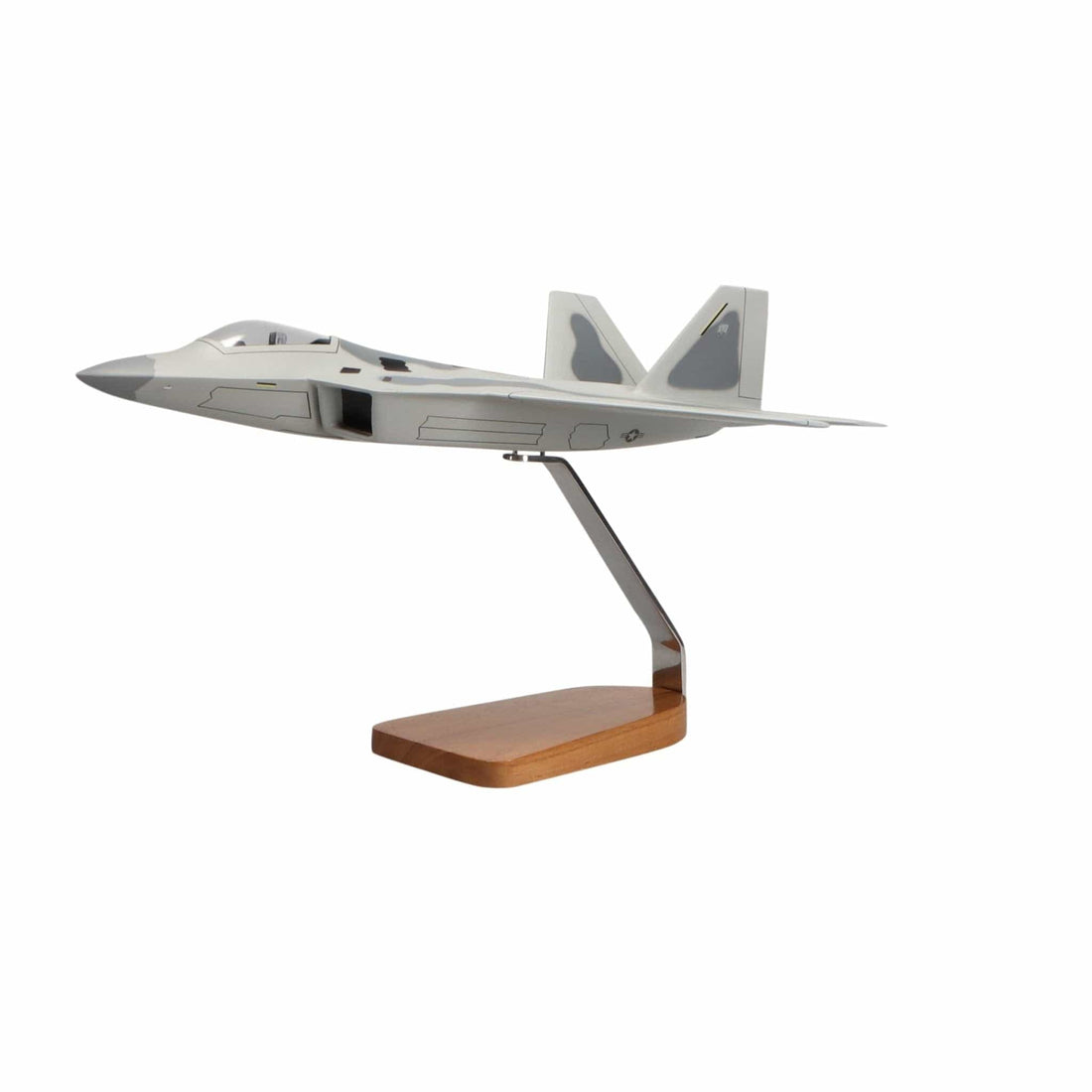 Lockheed Martin F-22 Raptor Mahogany Aircraft Model