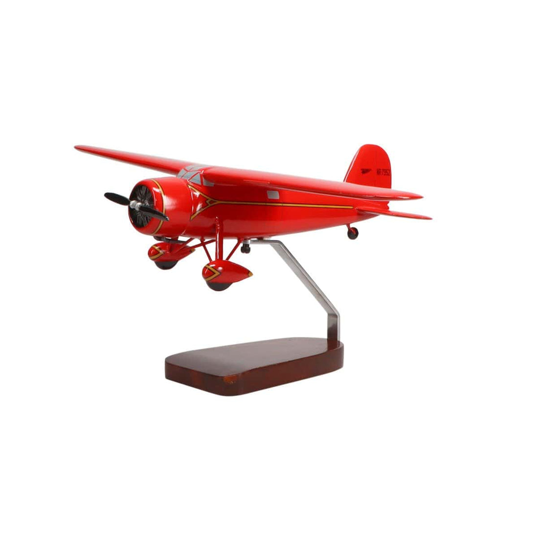 Amelia Earhart Lockheed Vega Scale Model | Mahogany Replica