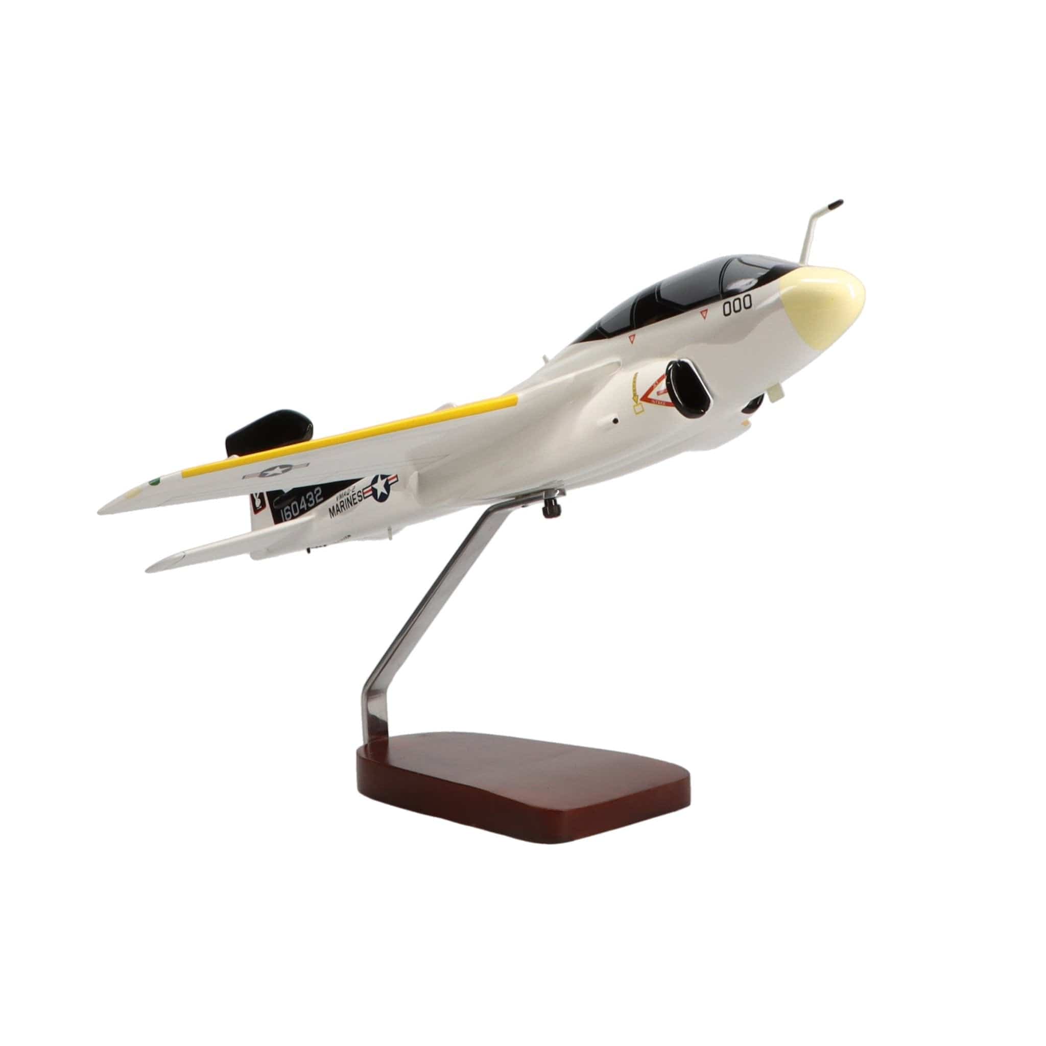EA-6B Prowler Model | Northrop Grumman Handcrafted Mahogany – PilotMall.com