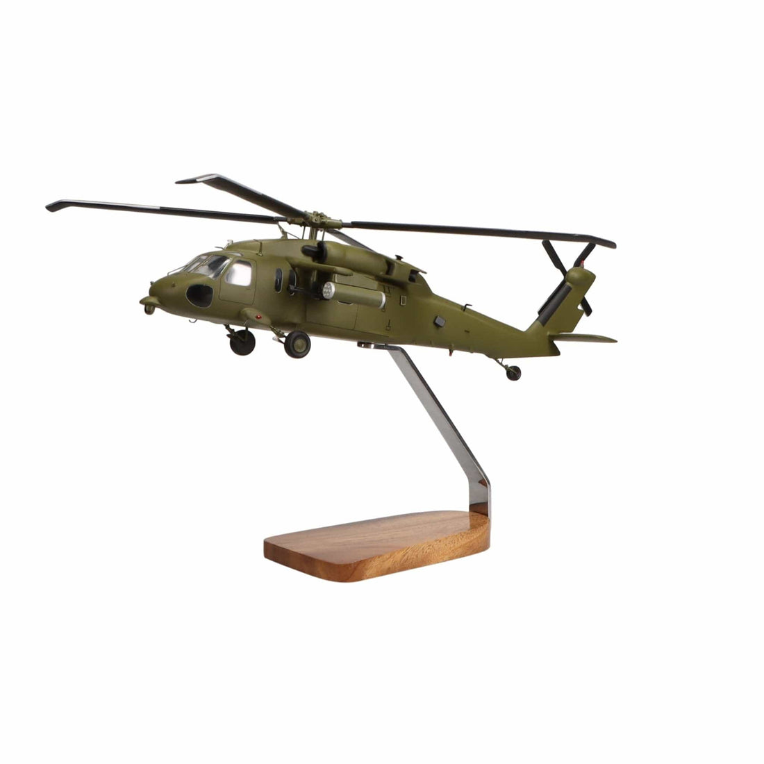 Sikorsky Black Hawk Model - Handcrafted Mahogany Collectible