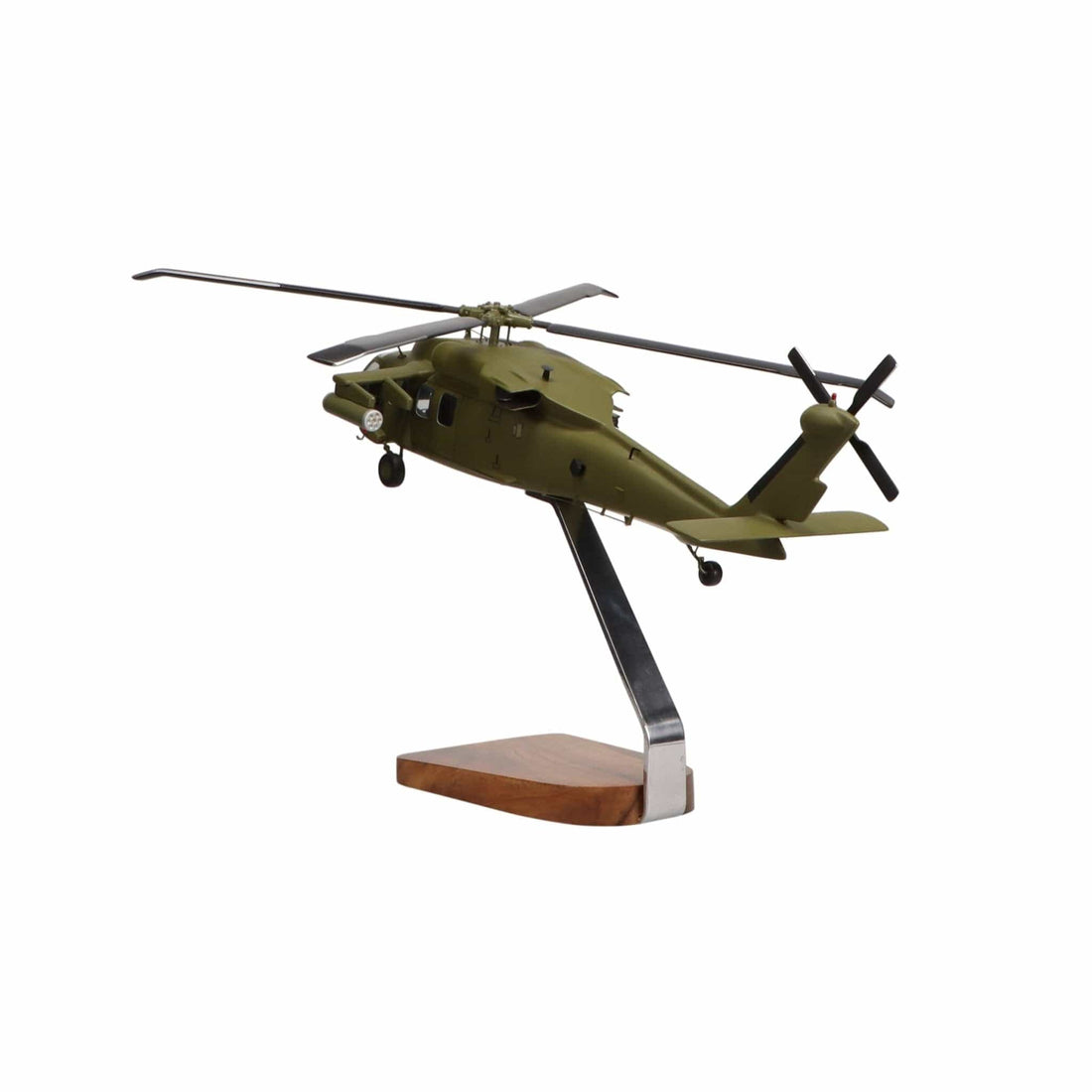 Sikorsky Black Hawk Model - Handcrafted Mahogany Collectible