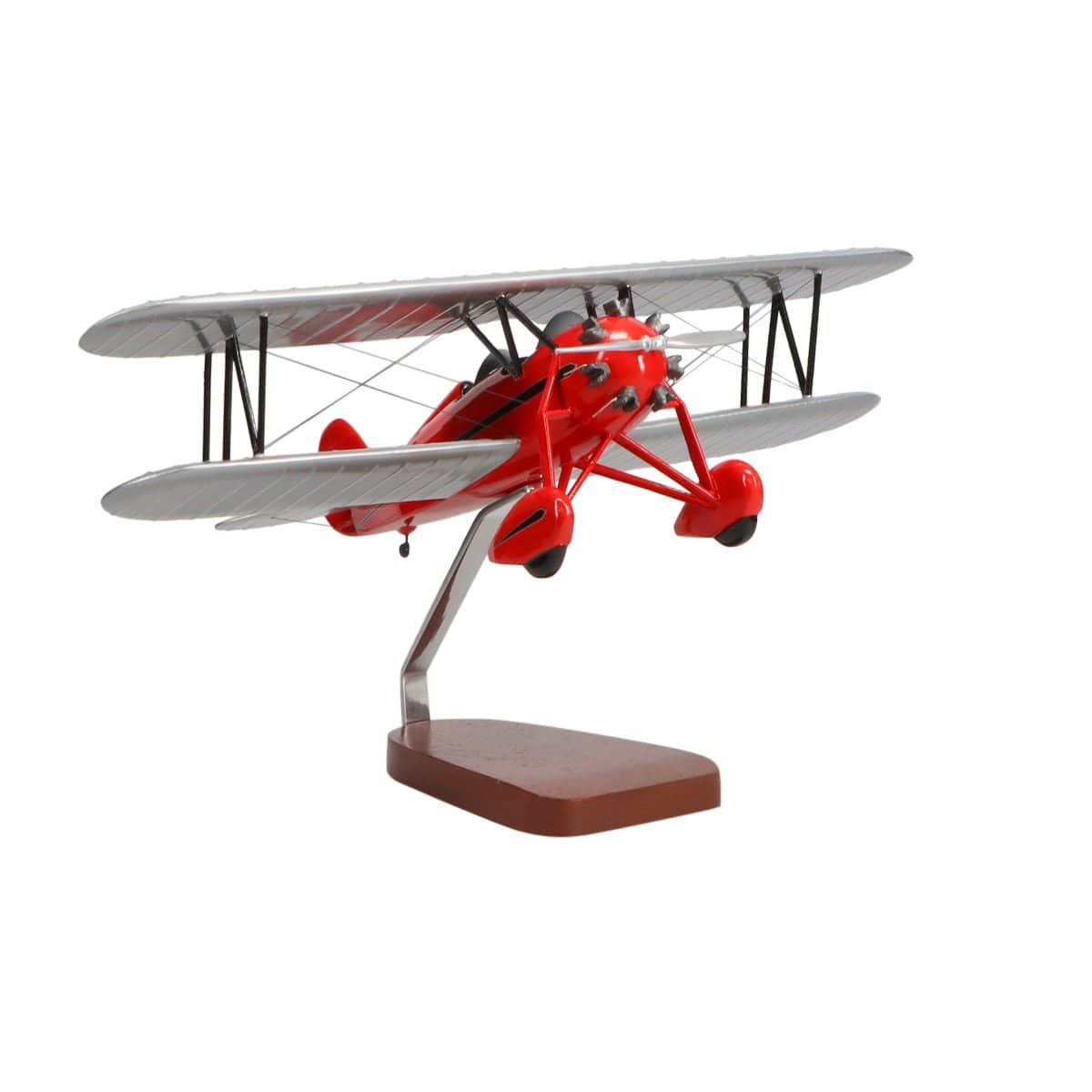 Waco RNF Model Airplane – Handcrafted Mahogany Replica – PilotMall.com