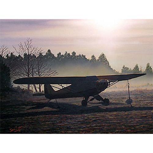 Aviation Art Print: Limited Edition Piper Cub by Sam Lyons – PilotMall.com