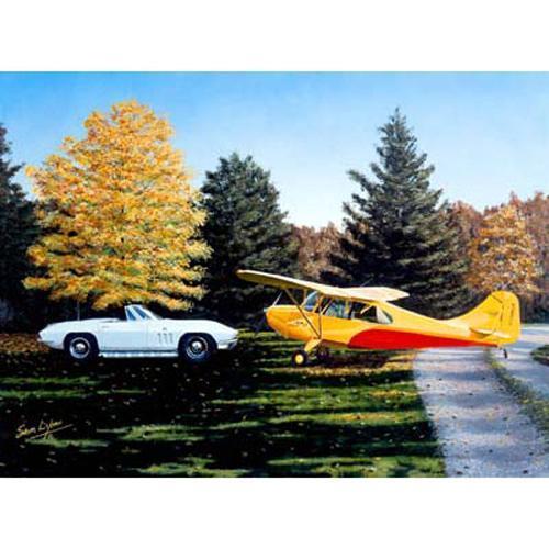 Limited Edition Aviation Art | Sam Lyons Aeronca Champ Print ...