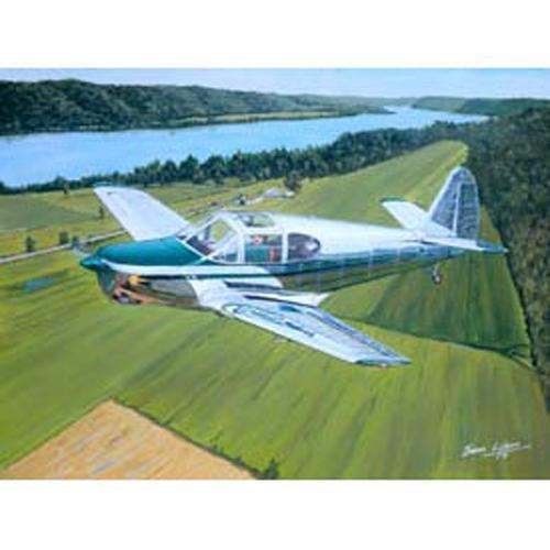 Sam Lyons Aviation Art Print – Limited Edition Globe Swift – PilotMall.com