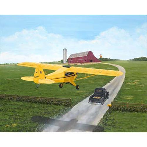 Sam Lyons Aviation Art – Limited Edition Piper Cub Print – PilotMall.com