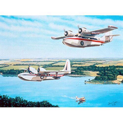 Aviation Art Print - Sam Lyons Waterbirds Grumman Limited Ed ...