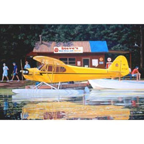 Sam Lyons Piper Cub Limited Edition Floatplane Art Print – PilotMall.com