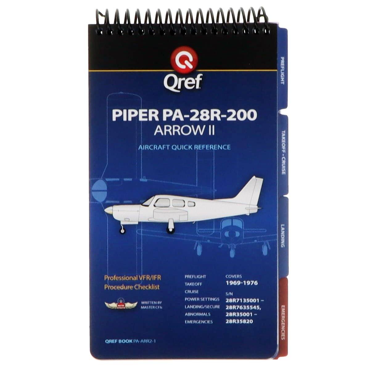 Qref Piper Arrow II PA-28R-200 (1969-76) Checklist Flip Book ...