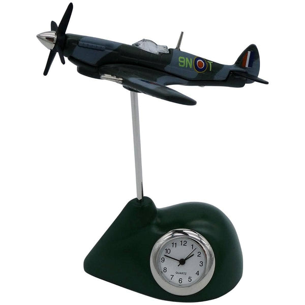 Spitfire Desk Clock – Pilot Toys WWII Aviation Collectible