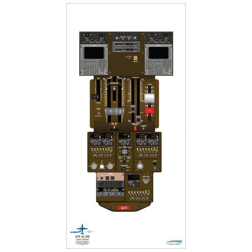ATR 18x36 Cockpit Poster Training Aid | JETPUBS