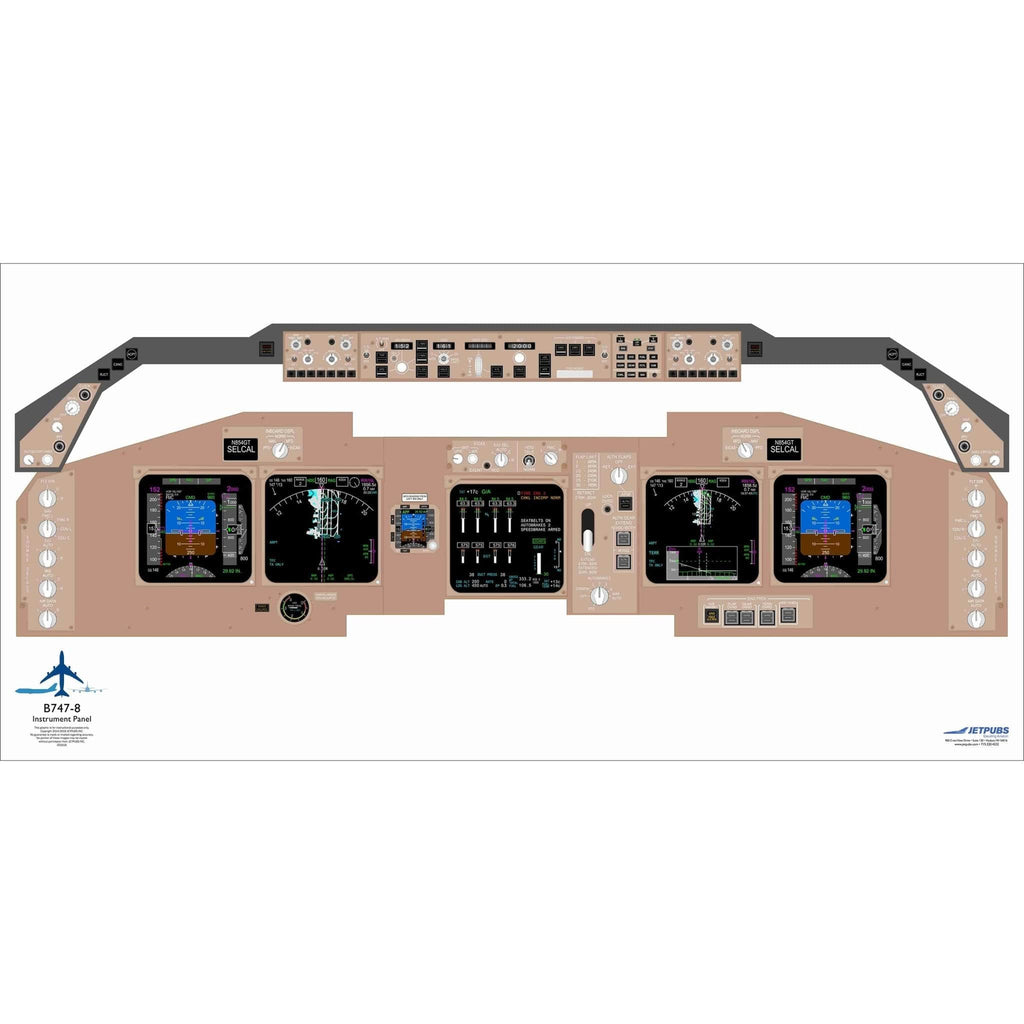 Boeing 18" x 36" Cockpit Posters