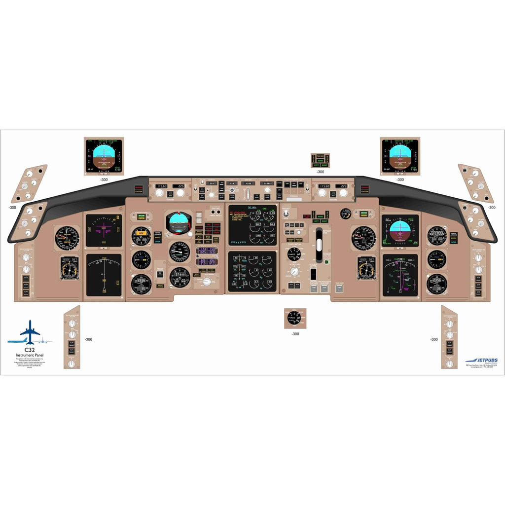 Boeing 18" x 36" Cockpit Posters
