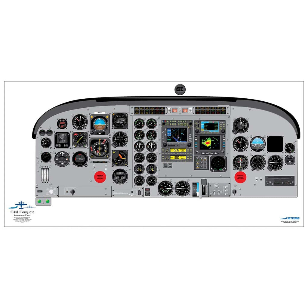 Cessna 18" x 36" Cockpit Posters