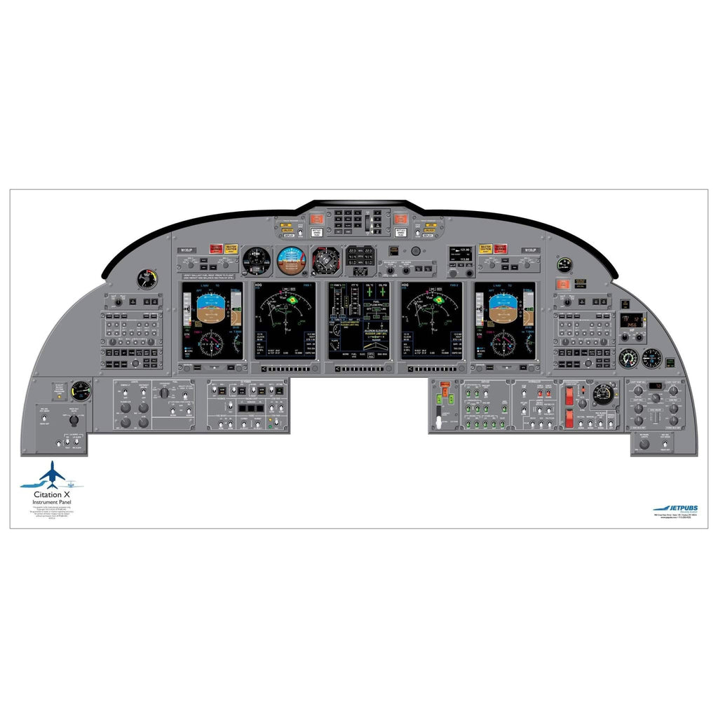 Cessna 18" x 36" Cockpit Posters