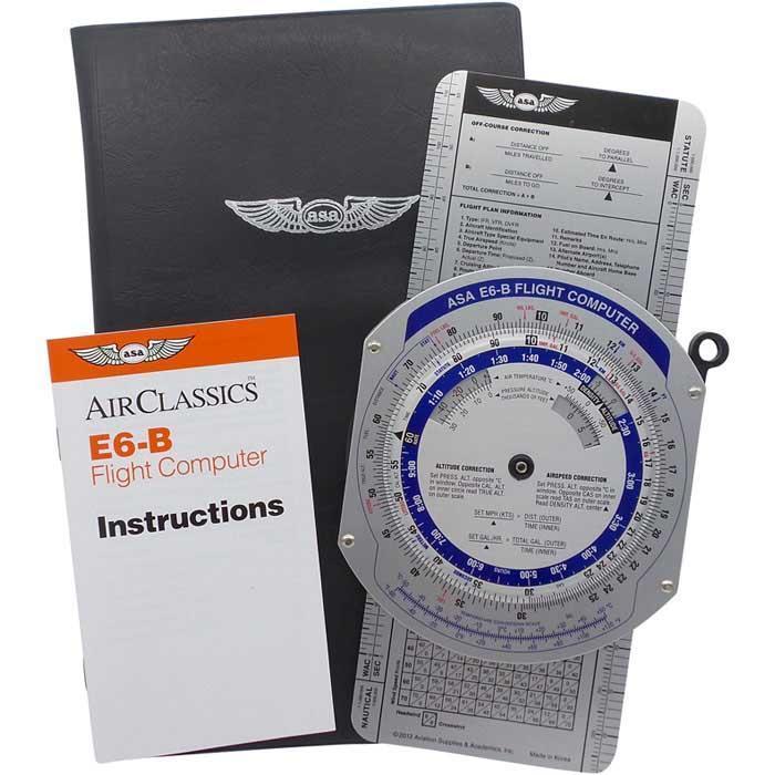 ASA E6B Flight Computer: Color-Coded Pilot Calculator