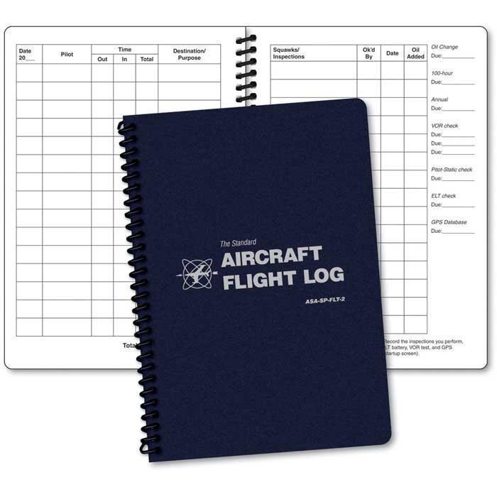 ASA Aircraft Flight Log | Track Maintenance & Flight Details Easily