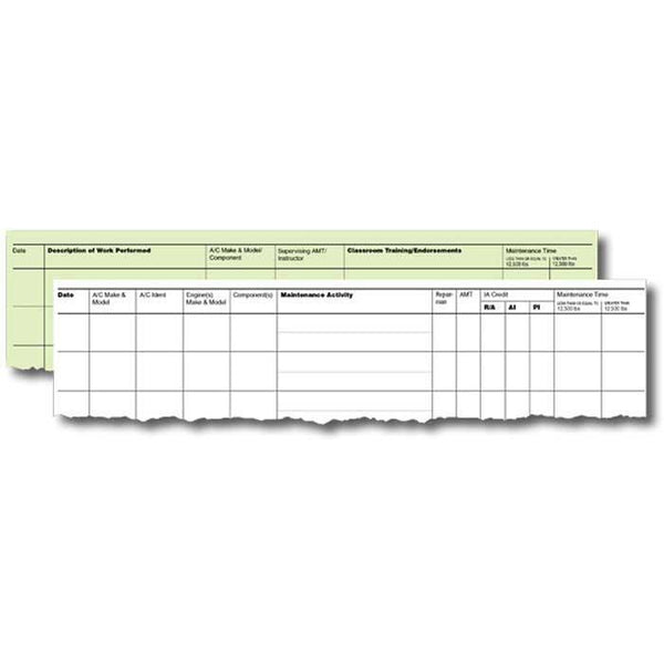AMT Logbook FAA Approved | Spiral-Bound ASA Maintenance Log